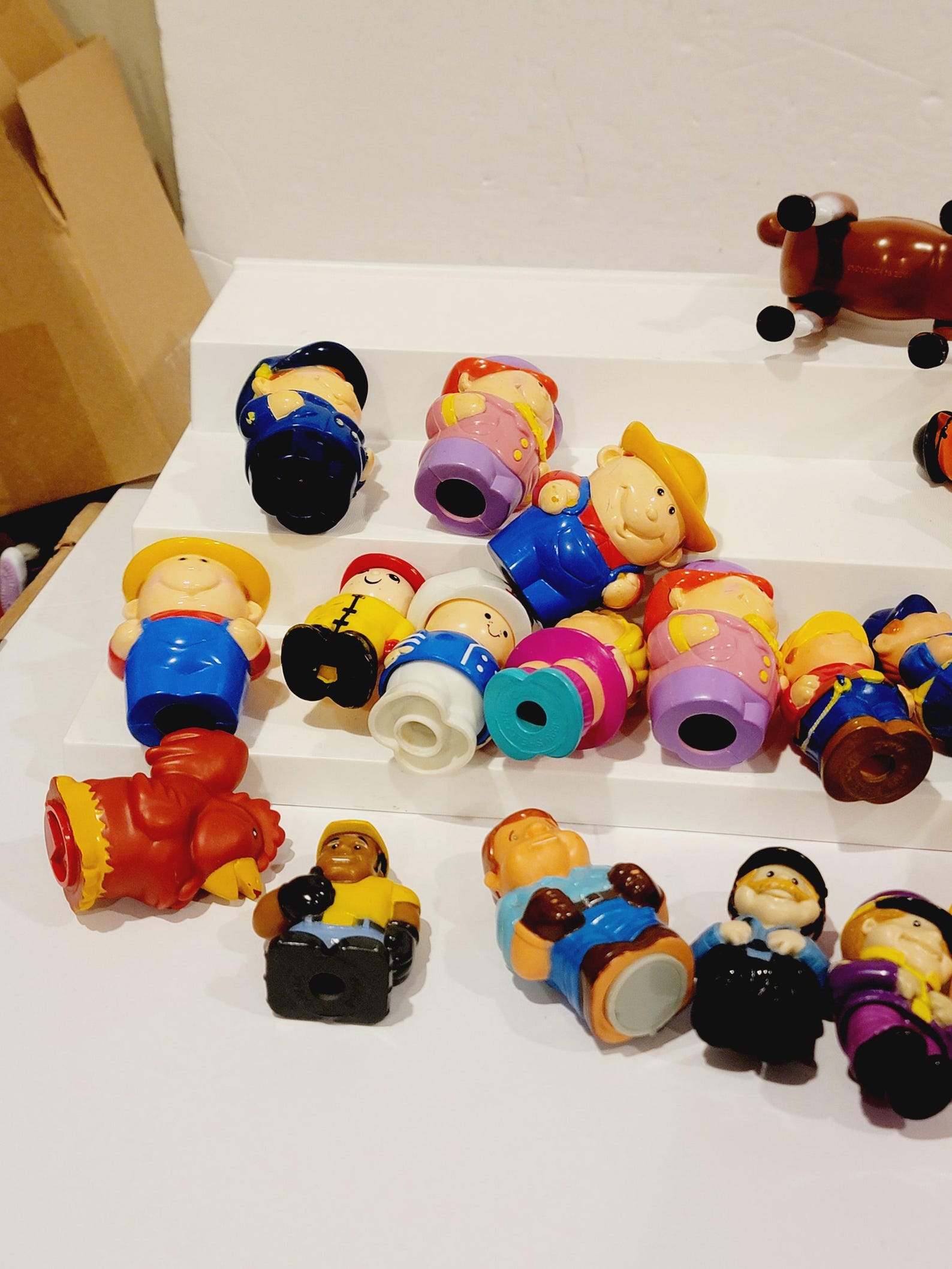 Vintage Plastic Little People Shelcore, John Deere, Playskool,and ...