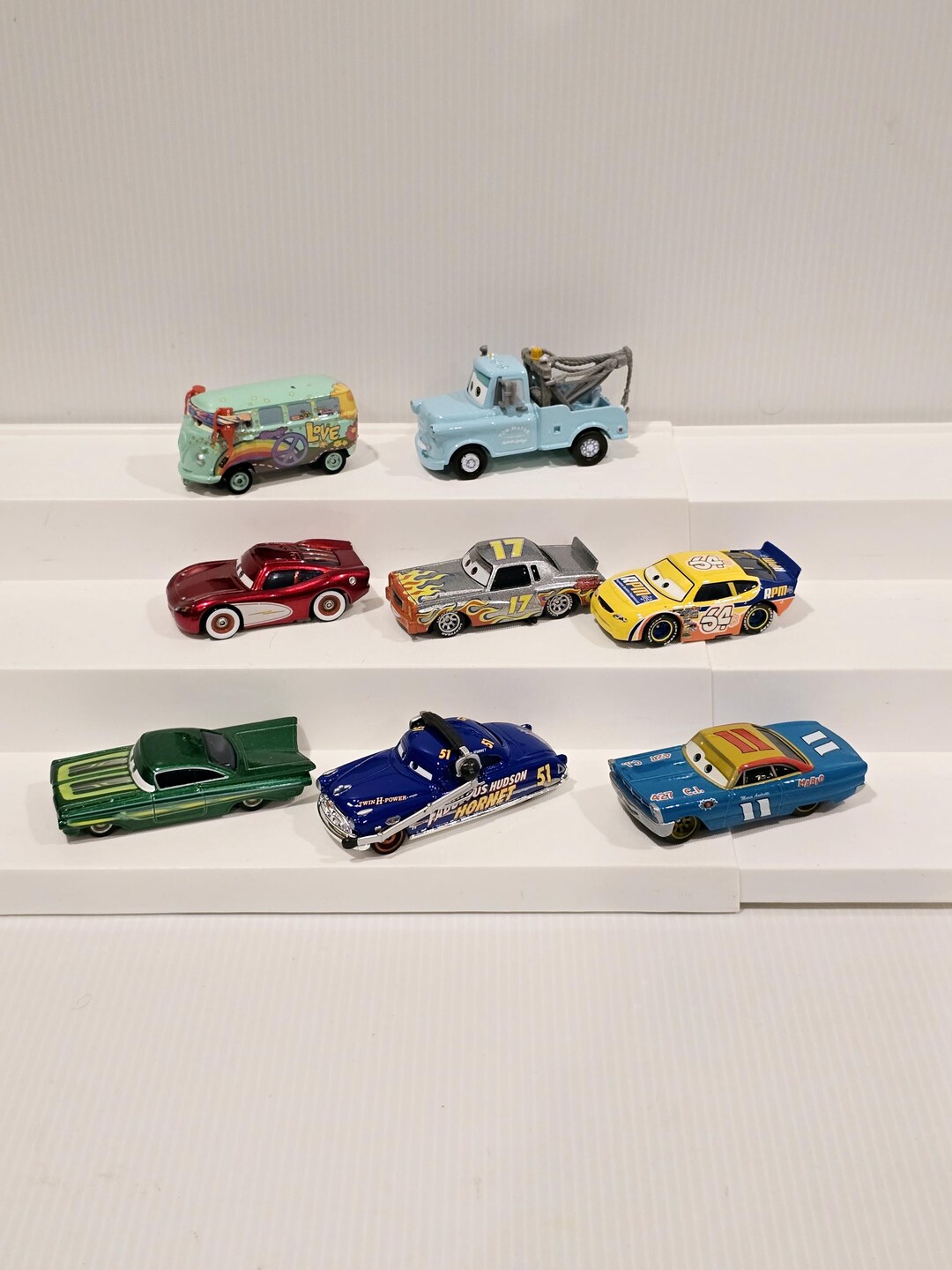 Disney Pixar Cars Diecast Race Team Set - Etsy