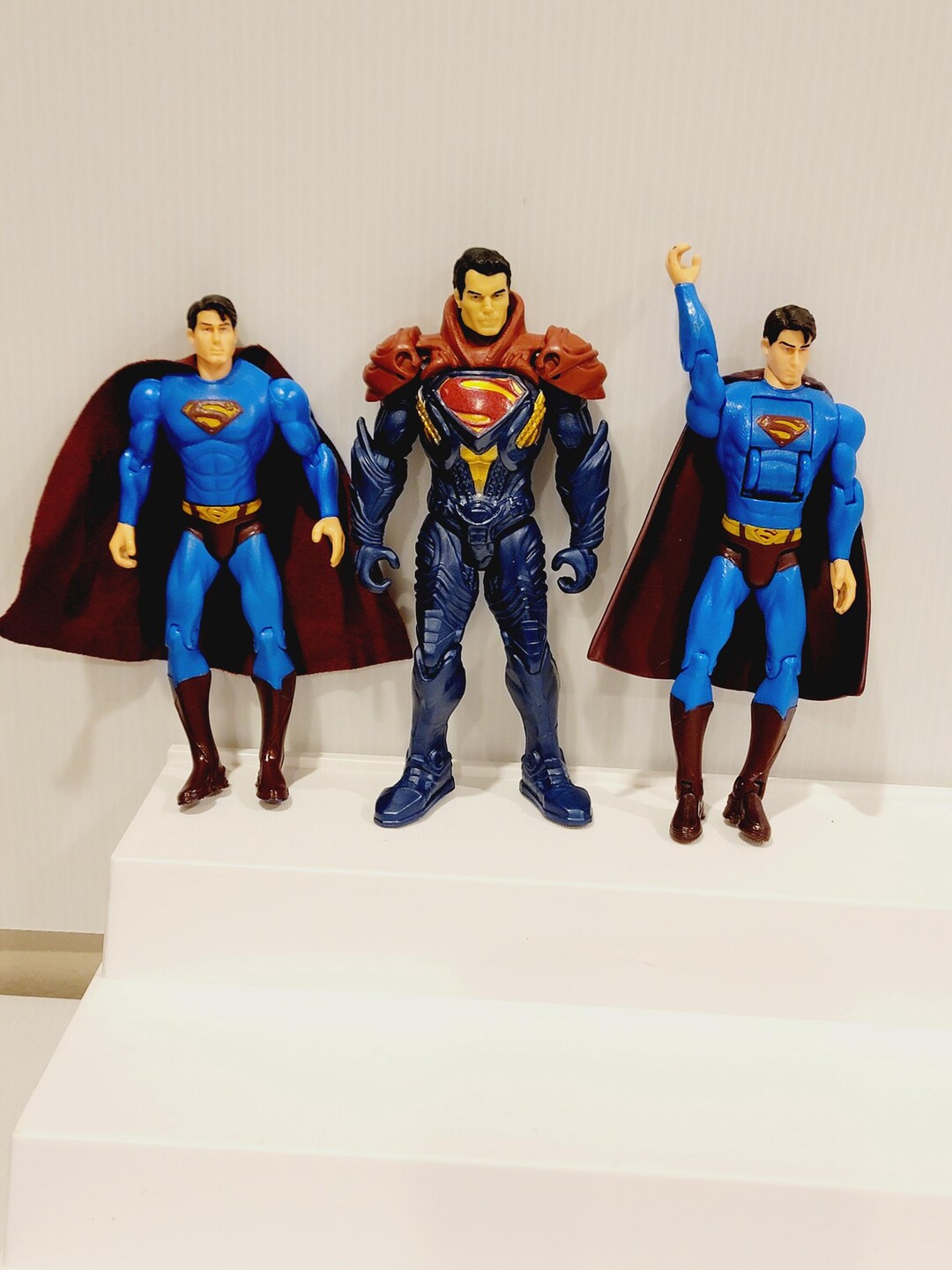 Dc Comics Superman Action Figure Set - Etsy