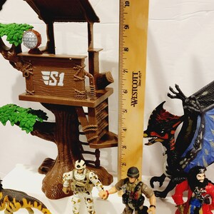 Chap Mei True Heroes Treehouse Army and Dino Figure Set - Etsy