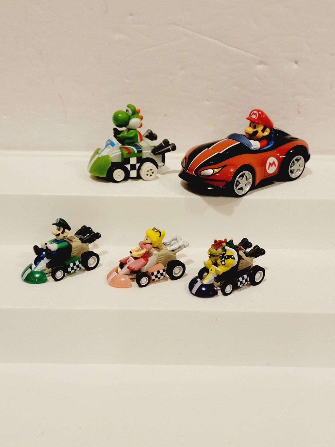 Nintendo Mario Kart Pullback Car Set - Etsy