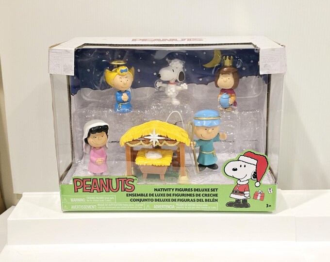 Peanuts Christmas Nativity Figures Deluxe Set - Etsy