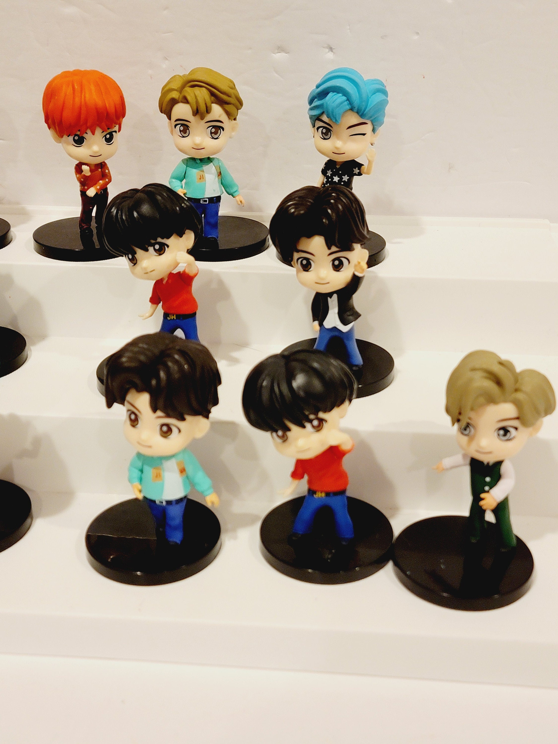 Tinytan BTS Anime Figure Set - Etsy