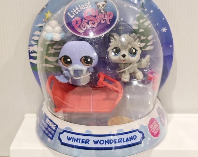 Littlest Pet Shop LPS Winter Wonderland Set - Etsy