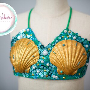 Child Mermaid Shell Top - Etsy