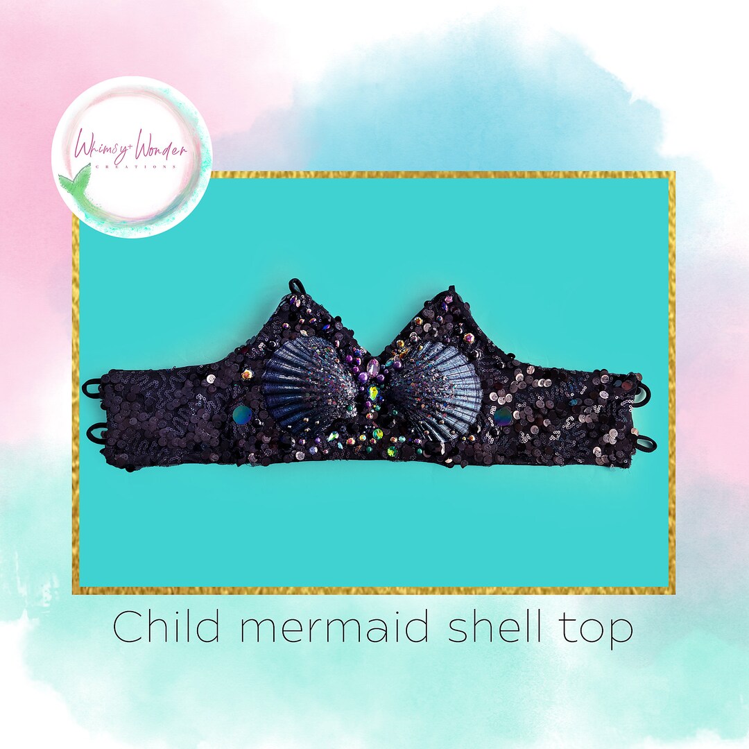 Child Mermaid Shell Top - Etsy