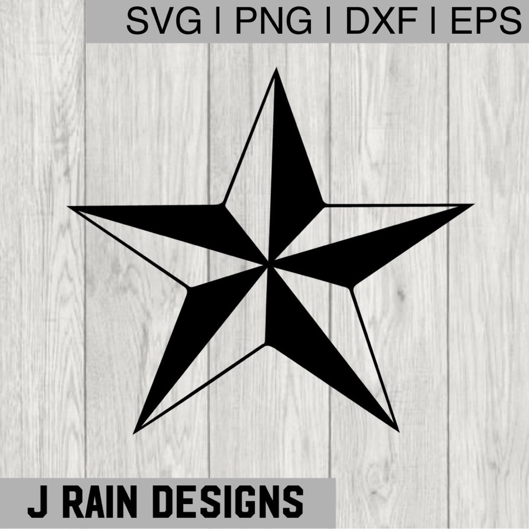 Star Svg - Star Png - Star DXF - Star Eps - Star Clipart - Traditional ...