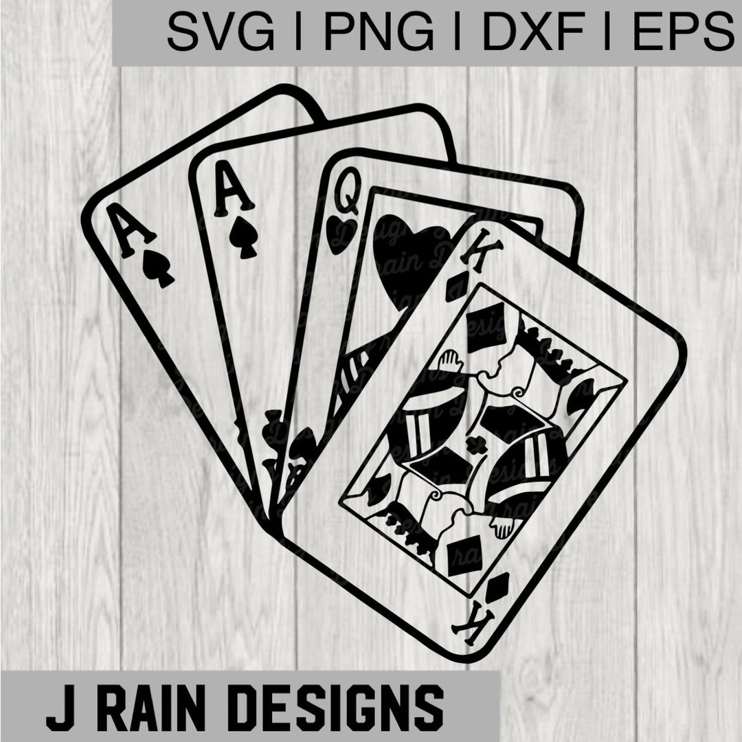 Card SVG - Playing Cards SVG - Poker Cards SVG - Poker Svg - Card ...