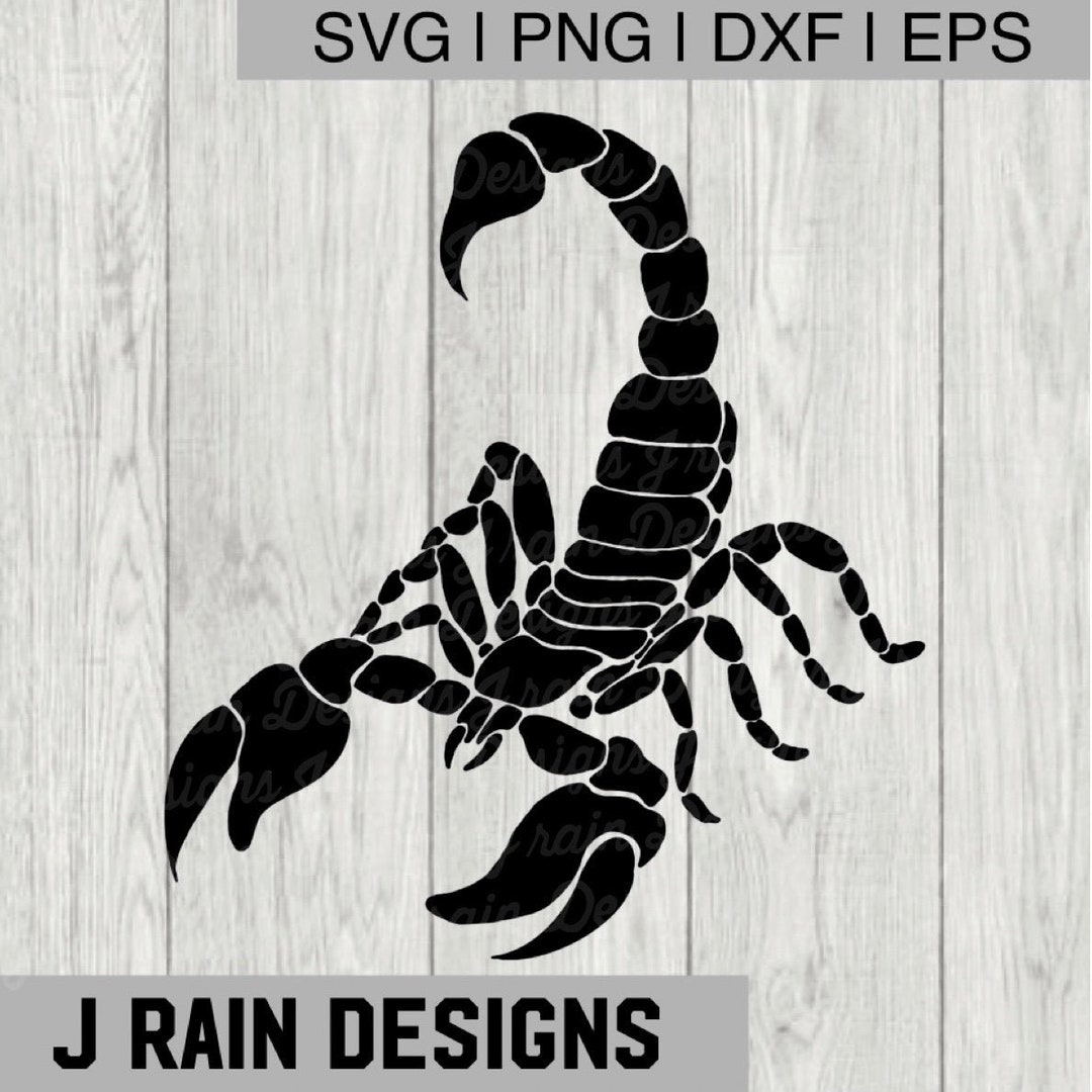 Scorpion SVG - Scorpion DXF - Scorpion Clip Art - Bug Svg - Scorpion ...