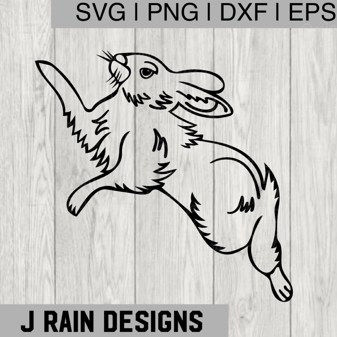 Rabbit Svg - Rabbit Eps - Rabbit DXF - Rabbit Png - Rabbit Clipart ...