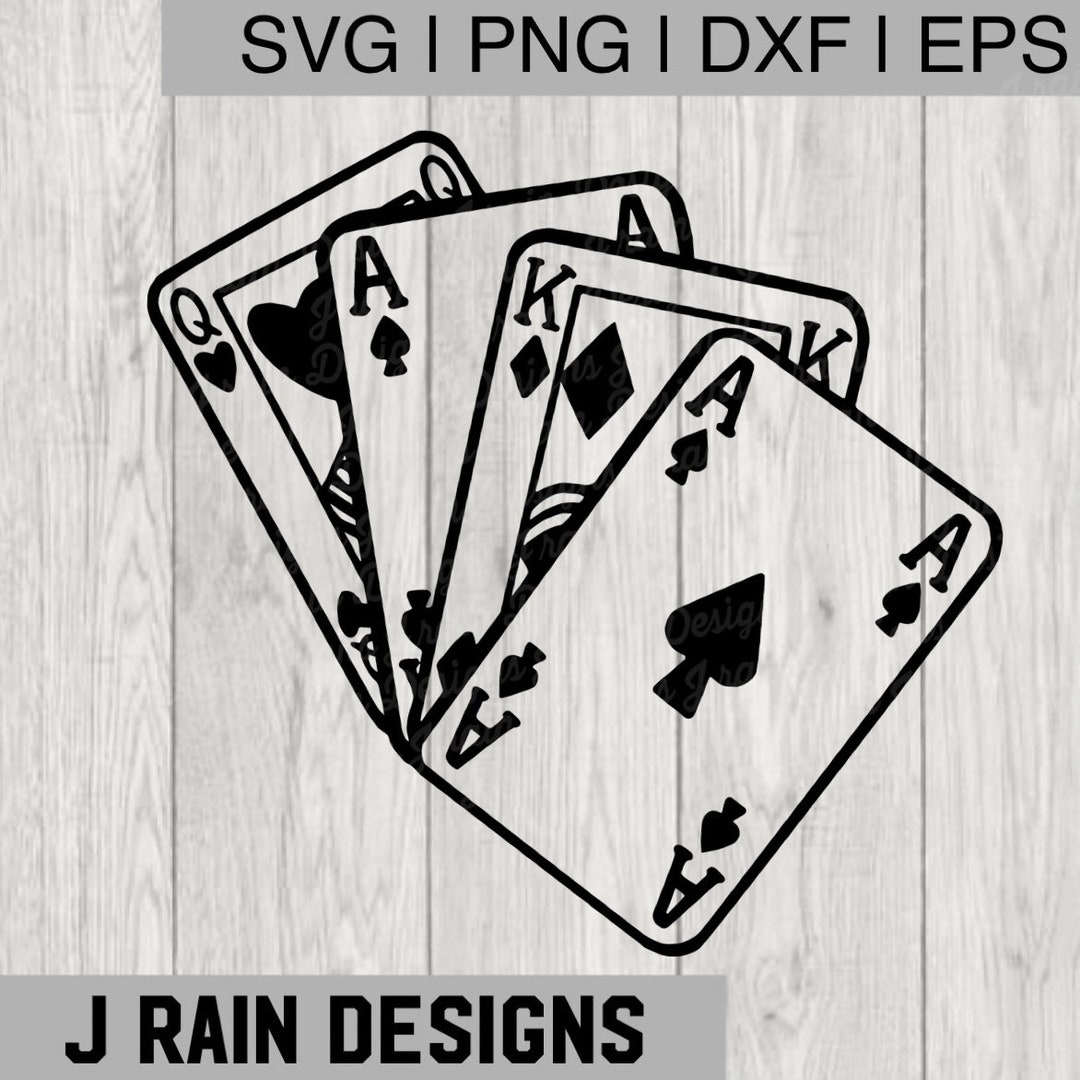 Card SVG - Playing Cards SVG - Poker Cards SVG - Poker Svg - Card ...