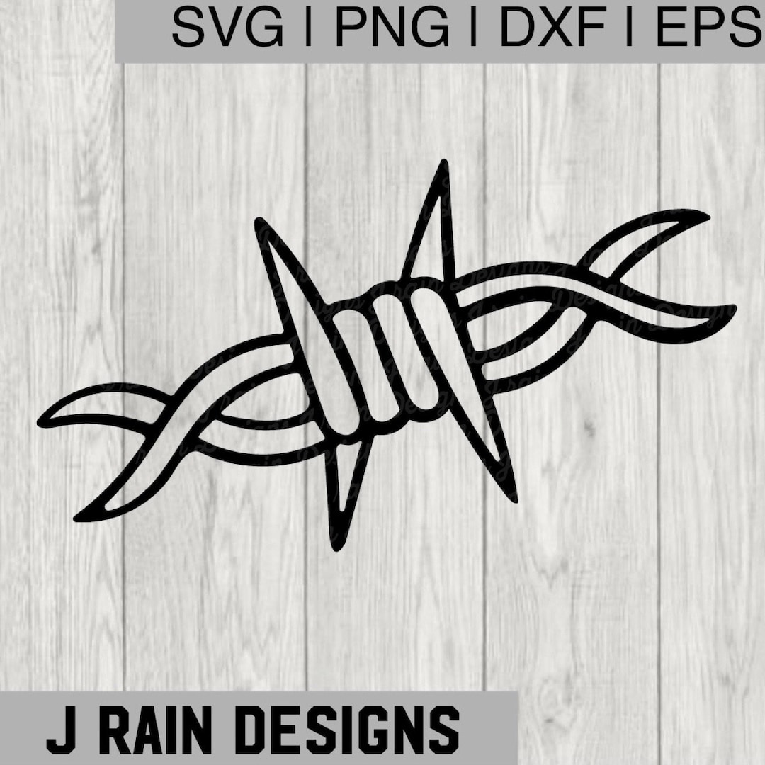 Barbed Wire SVG - Barbed Wire Eps - Barbed Wire Png - Barbed Wire DXF ...
