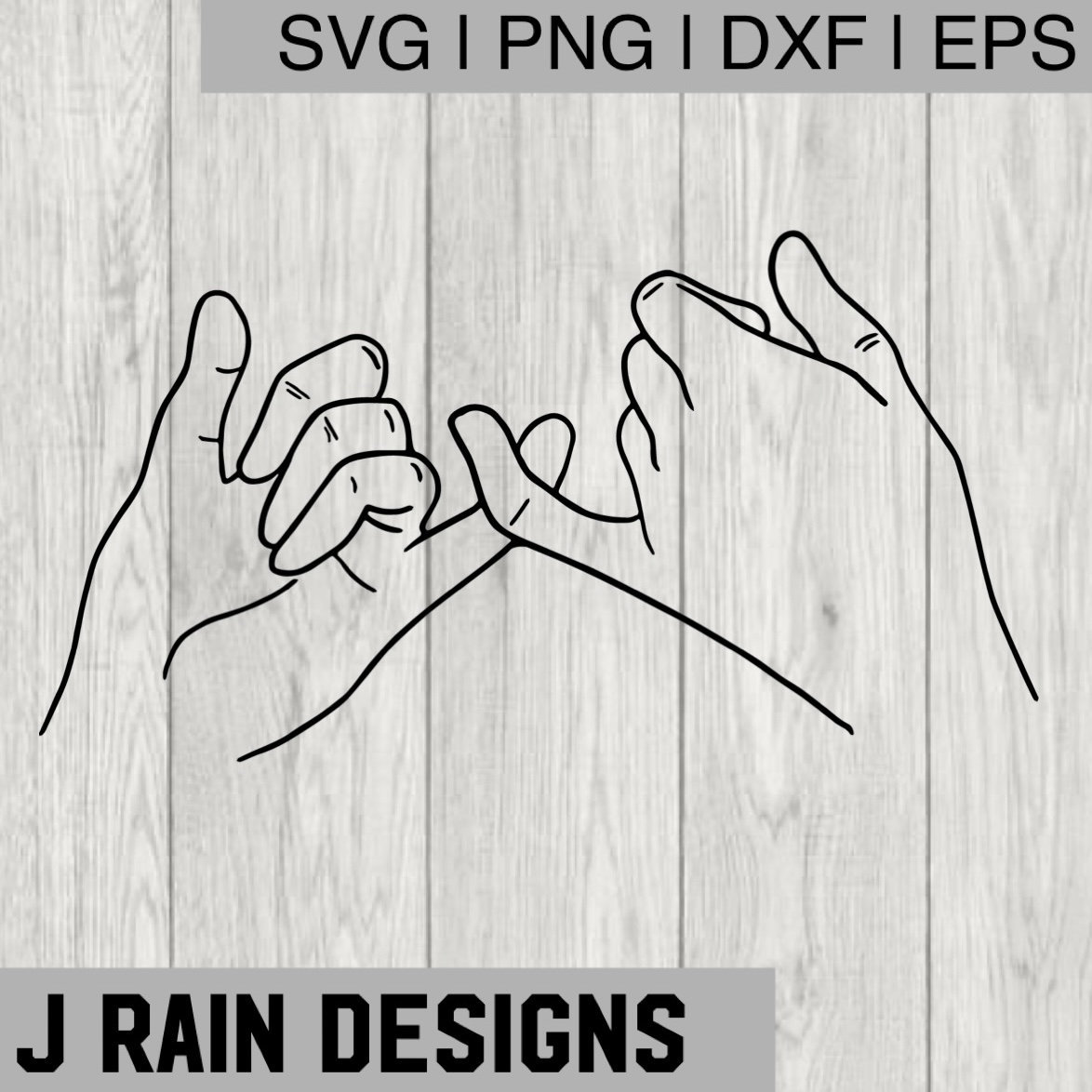 Pinky Promise SVG - Pinky Promise Eps - Pinky Promise DXF - Pinky ...
