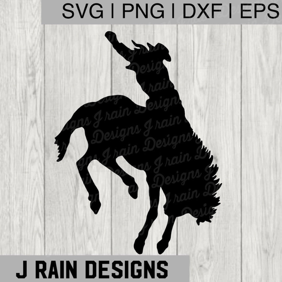 Bronc Rider SVG - Bronc Rider DXF - Bronc Rider Eps - Bronc Rider Png ...