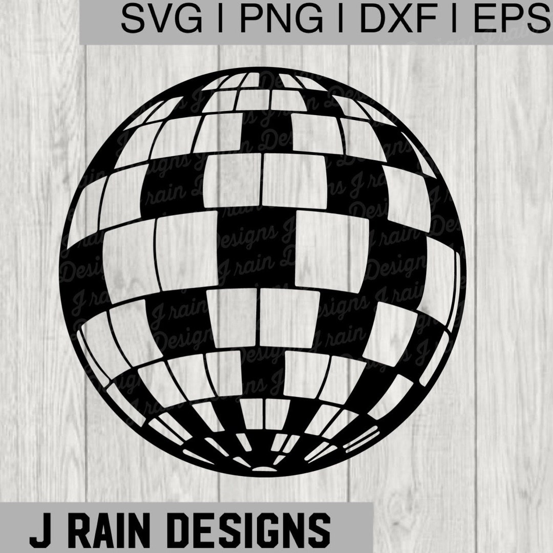 Disco Ball Svg - Disco Ball Eps - Disco Ball Png - Disco Ball DXF ...