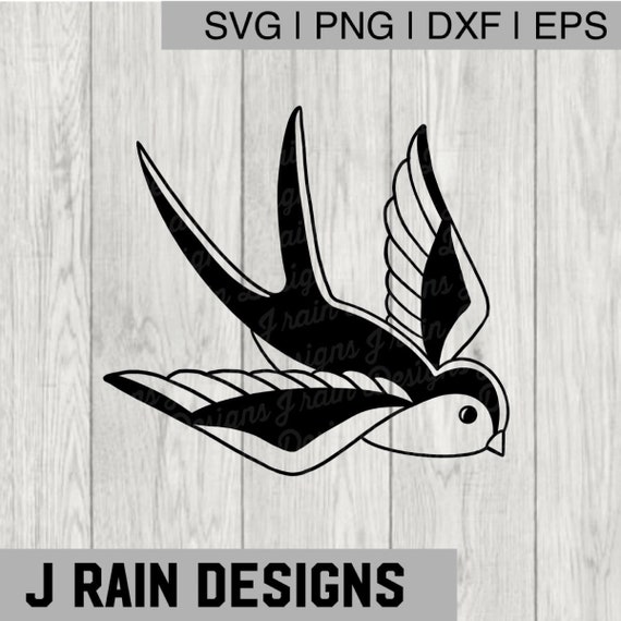Swallow SVG Bird SVG Bird Clipart Swallow Bird SVG | Etsy
