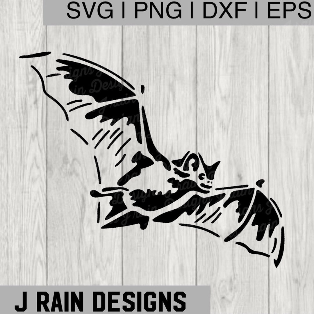 Bat SVG - Bat Png - Bat DXF - Bat Eps - Bat Clipart - Animal Svg ...
