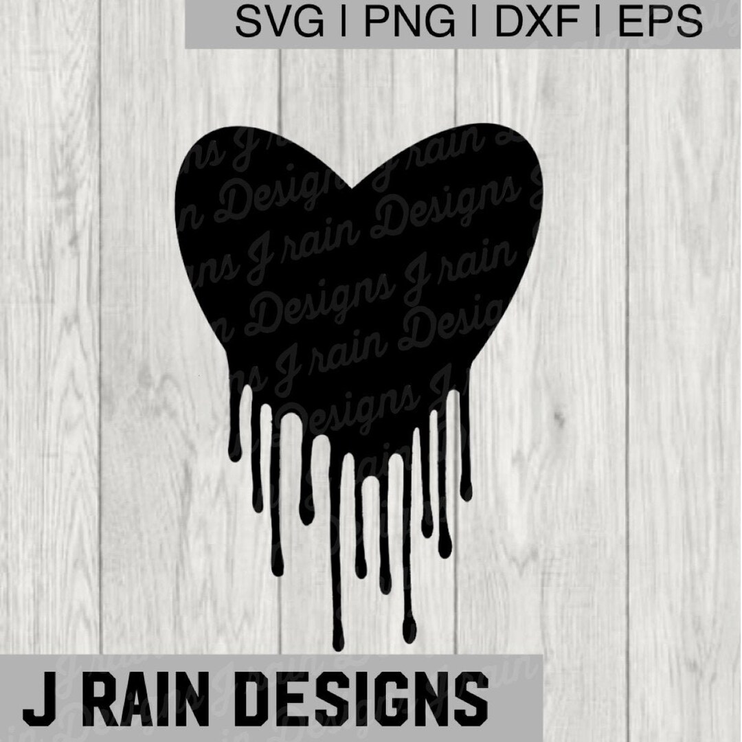 Melting Heart SVG - Heart Svg - Melting Heart - Heart Clipart - Heart ...