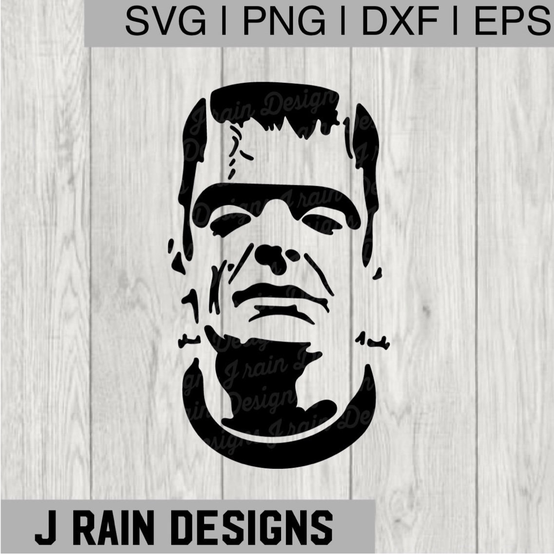 Frankenstein Profile Silhouette