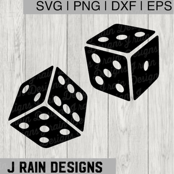 Two Dice SVG Dice Svg Dice Eps Dice DXF Dice Png - Etsy