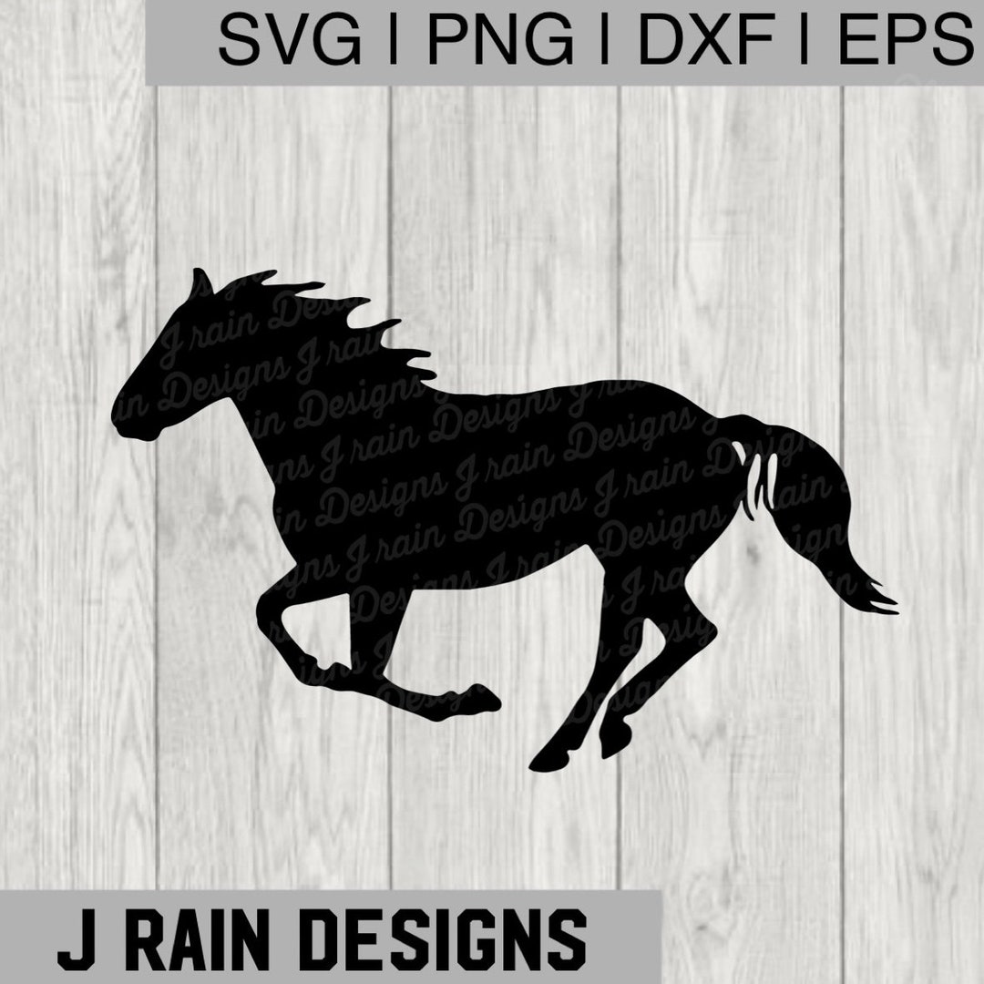 Horse Svg - Horse Png - Horse DXF - Horse Eps - Western Svg - Western ...
