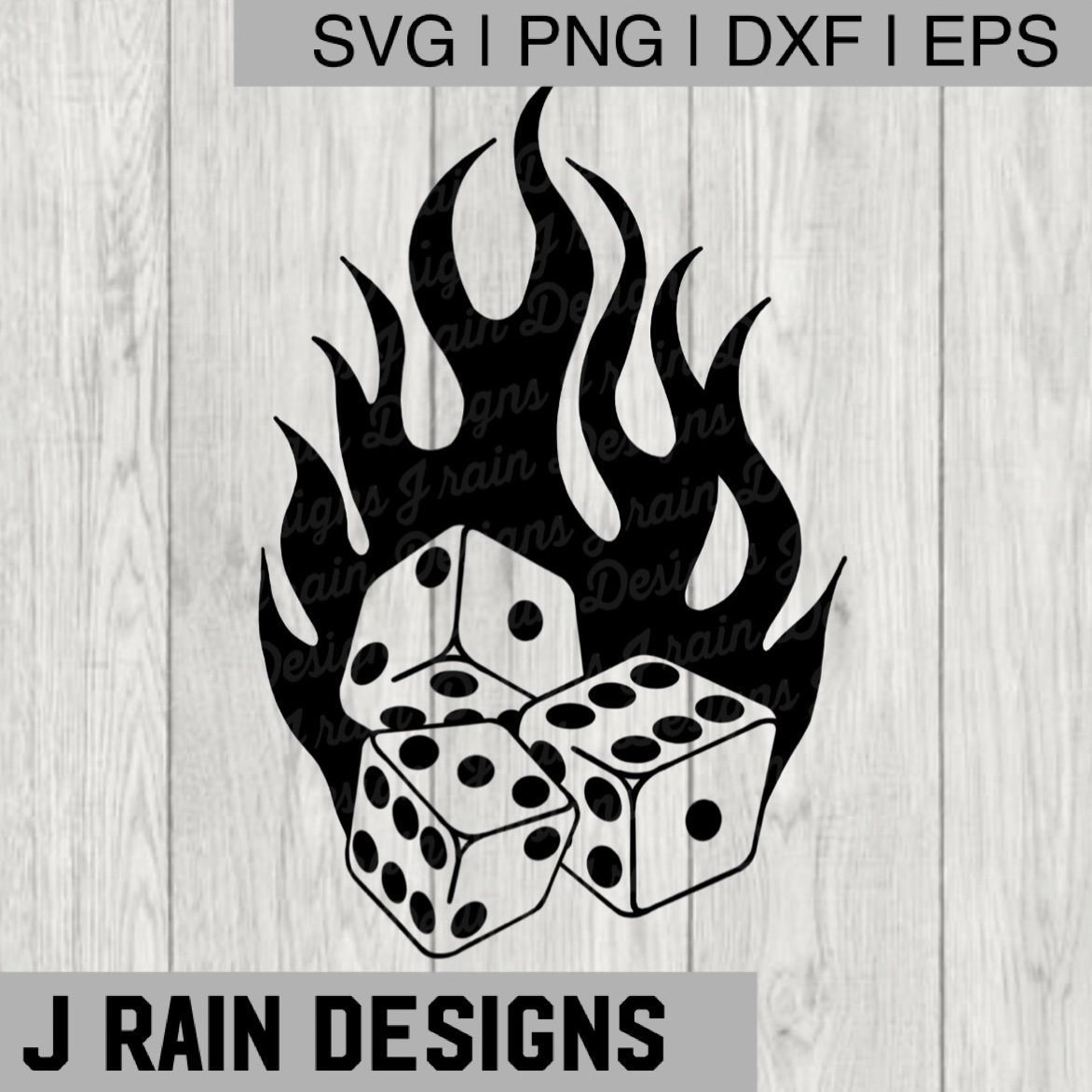 Buy Dice Flames Clipart Online In India - Etsy India
