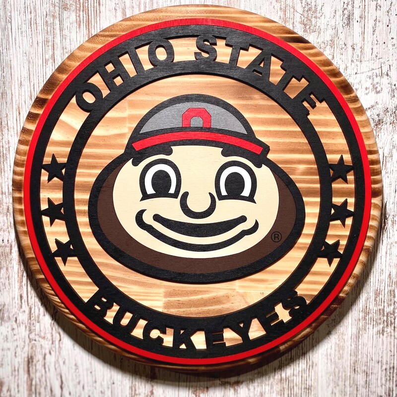 Ohio State Round Signs - Etsy