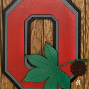 Officially Licensed Ohio State Block O Wood Sign Mancave | Etsy