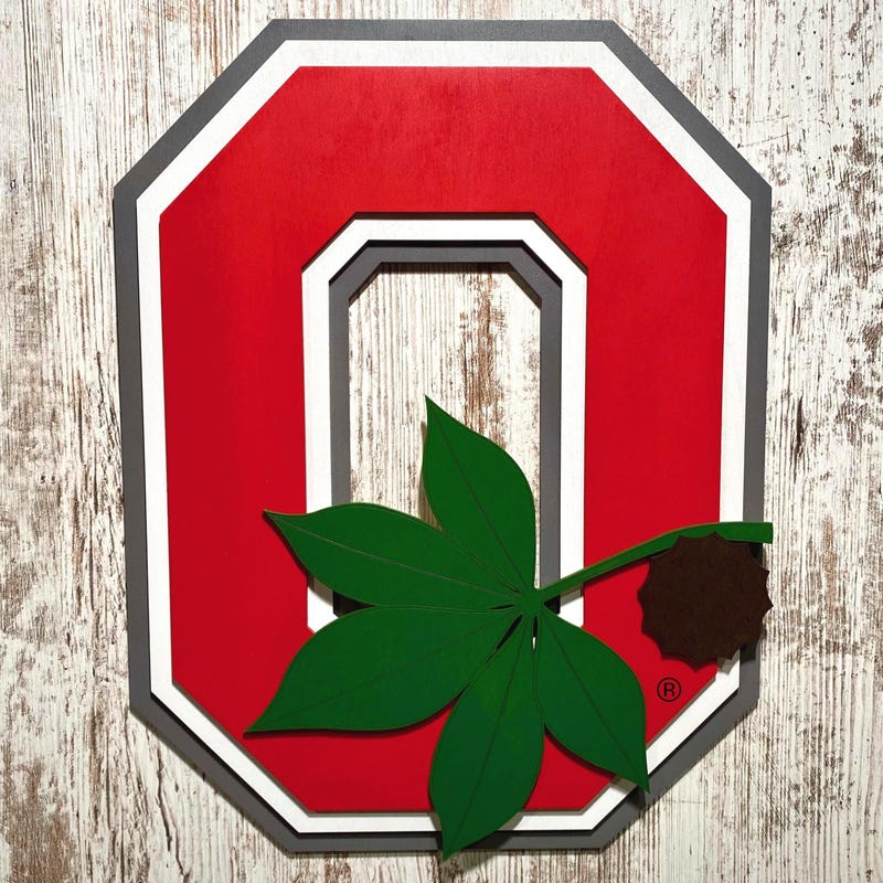 Ohio State Block O Svg - Etsy