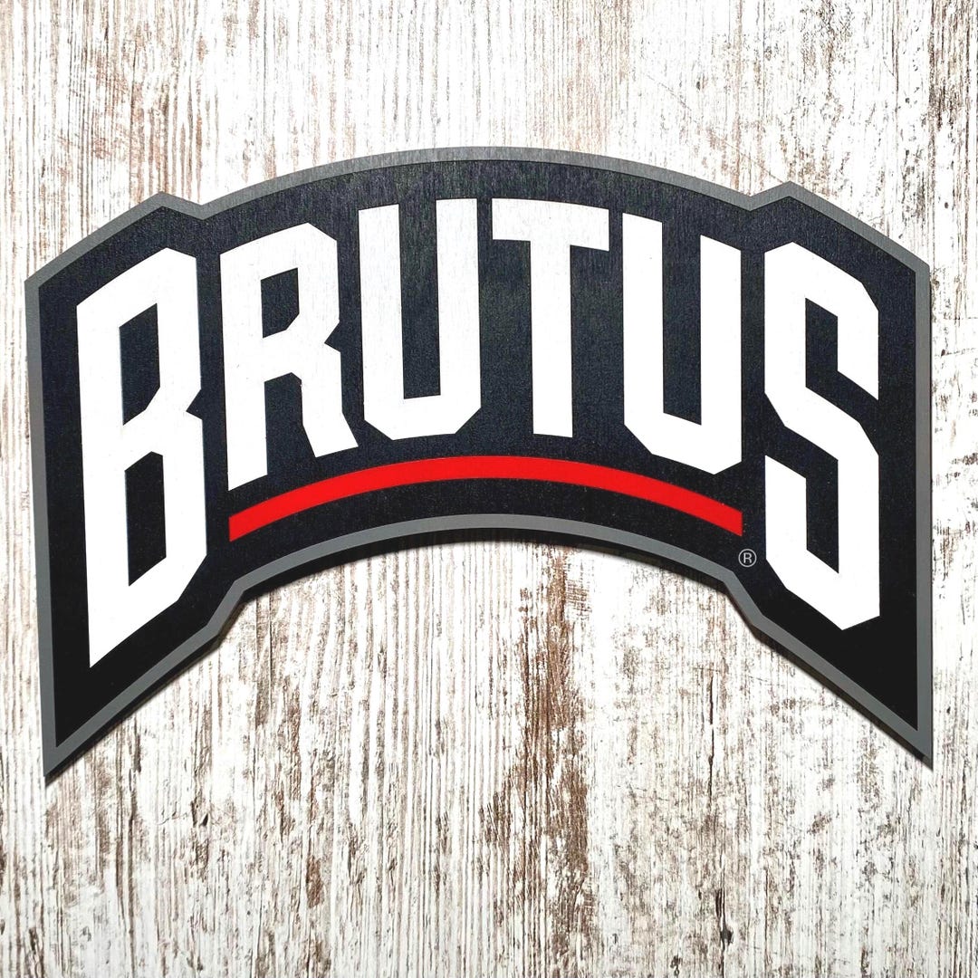 Ohio State Buckeyes Brutus Mascot Word Wood Sign Officially Licensed ...