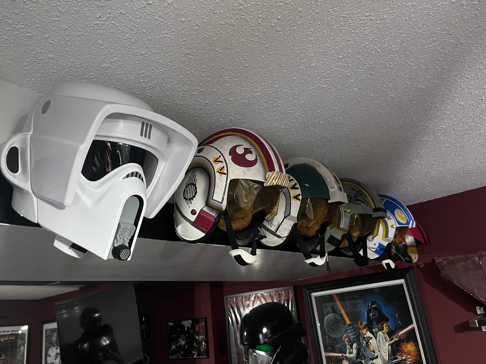 Custom Helmet Holder Wall Bracket - Etsy