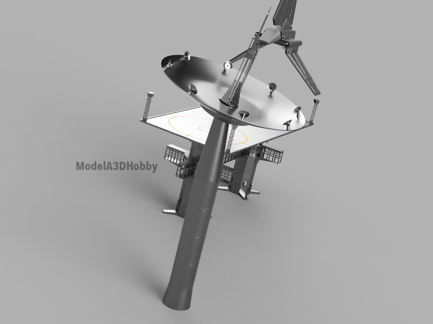 Endor Deflector Dish ONLY 3d STL File - Etsy