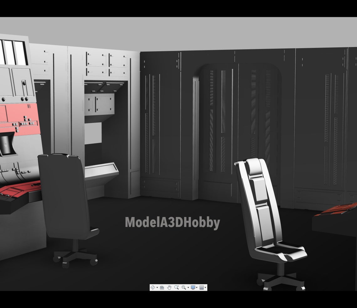 Death Star Control Room Diorama - STL 3d File - Etsy