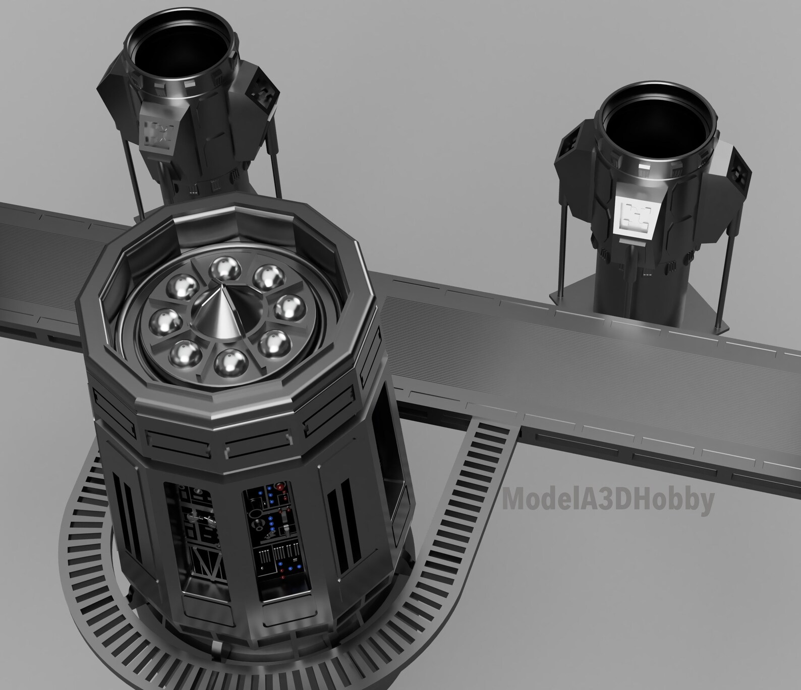 Death Star Tractor Beam Diorama - STL 3d File - Etsy