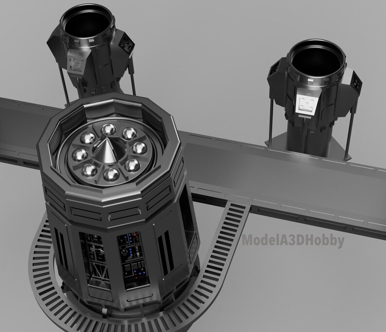 Death Star Tractor Beam Diorama - STL 3d File - Etsy