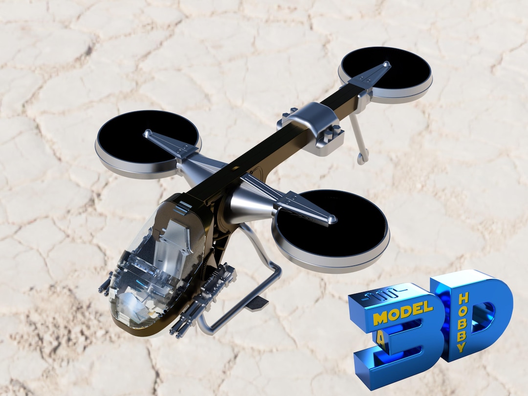 Helicopter HL - Heavy Lift 3D STL Files - Etsy