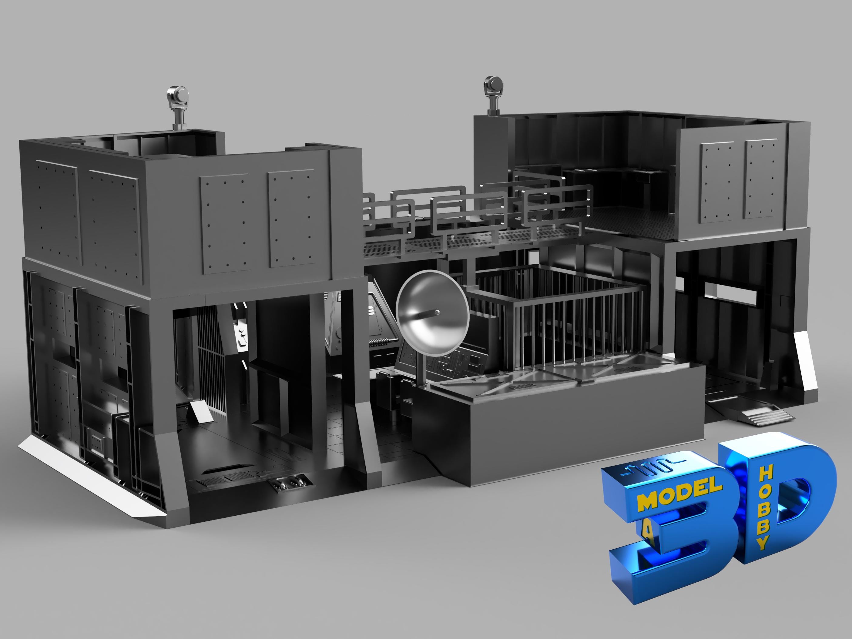 Headquarters Re-imagined Version 3d Files Classified 6" or 3.75" - Etsy