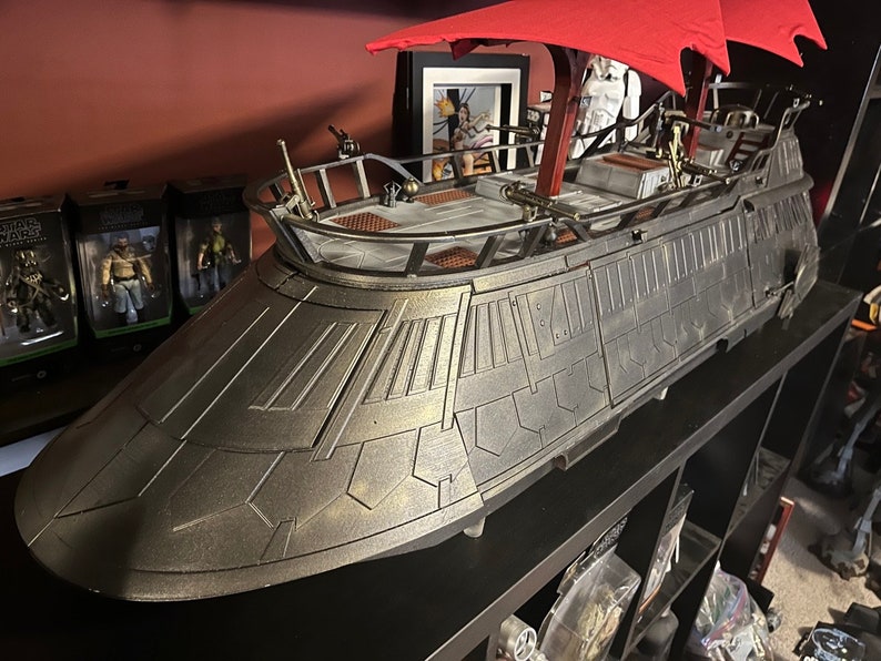 Khetanna Jabba's Sail Barge STL 3d File - Etsy