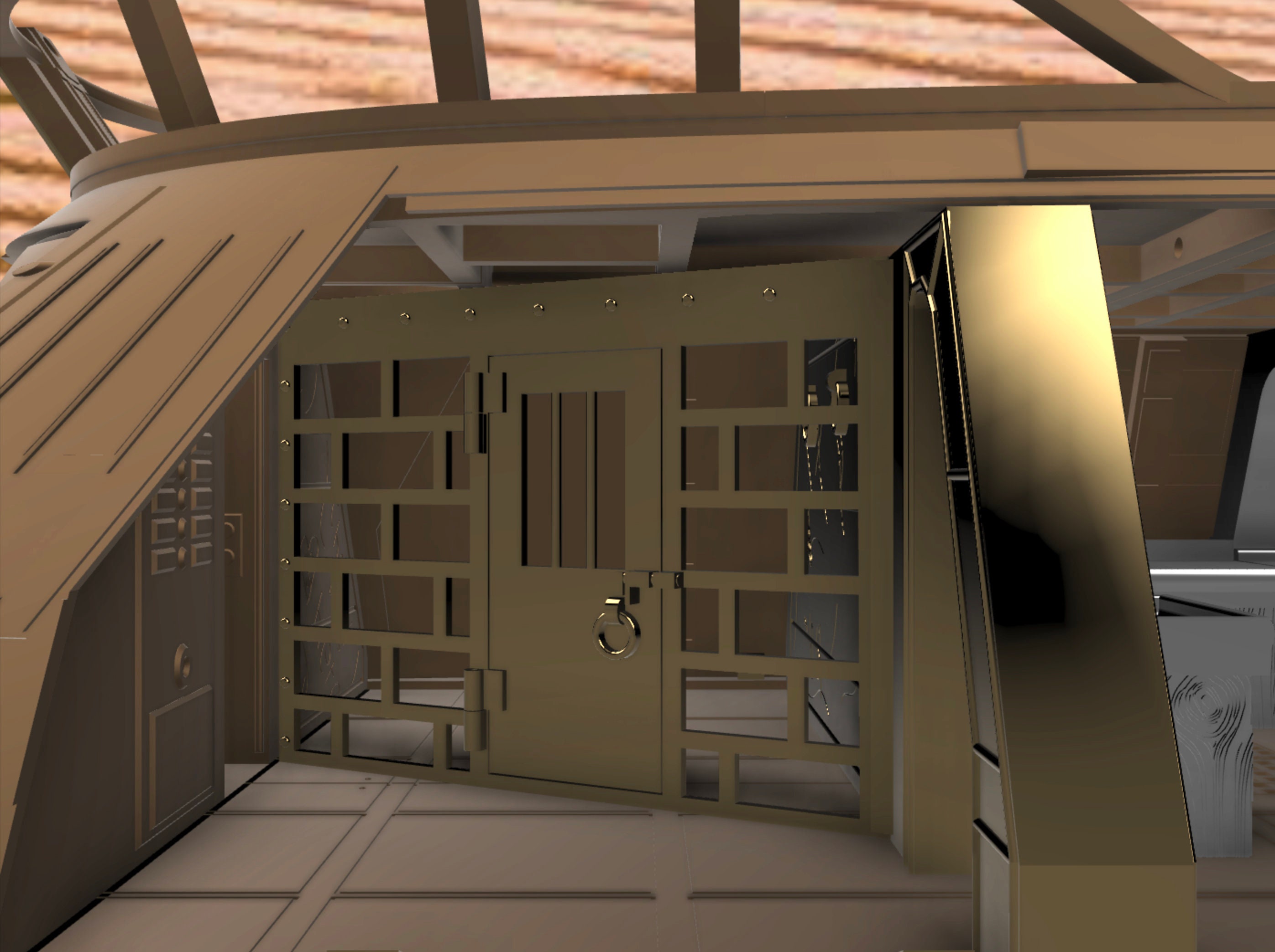 Khetanna Jabba's Sail Barge STL 3d File - Etsy