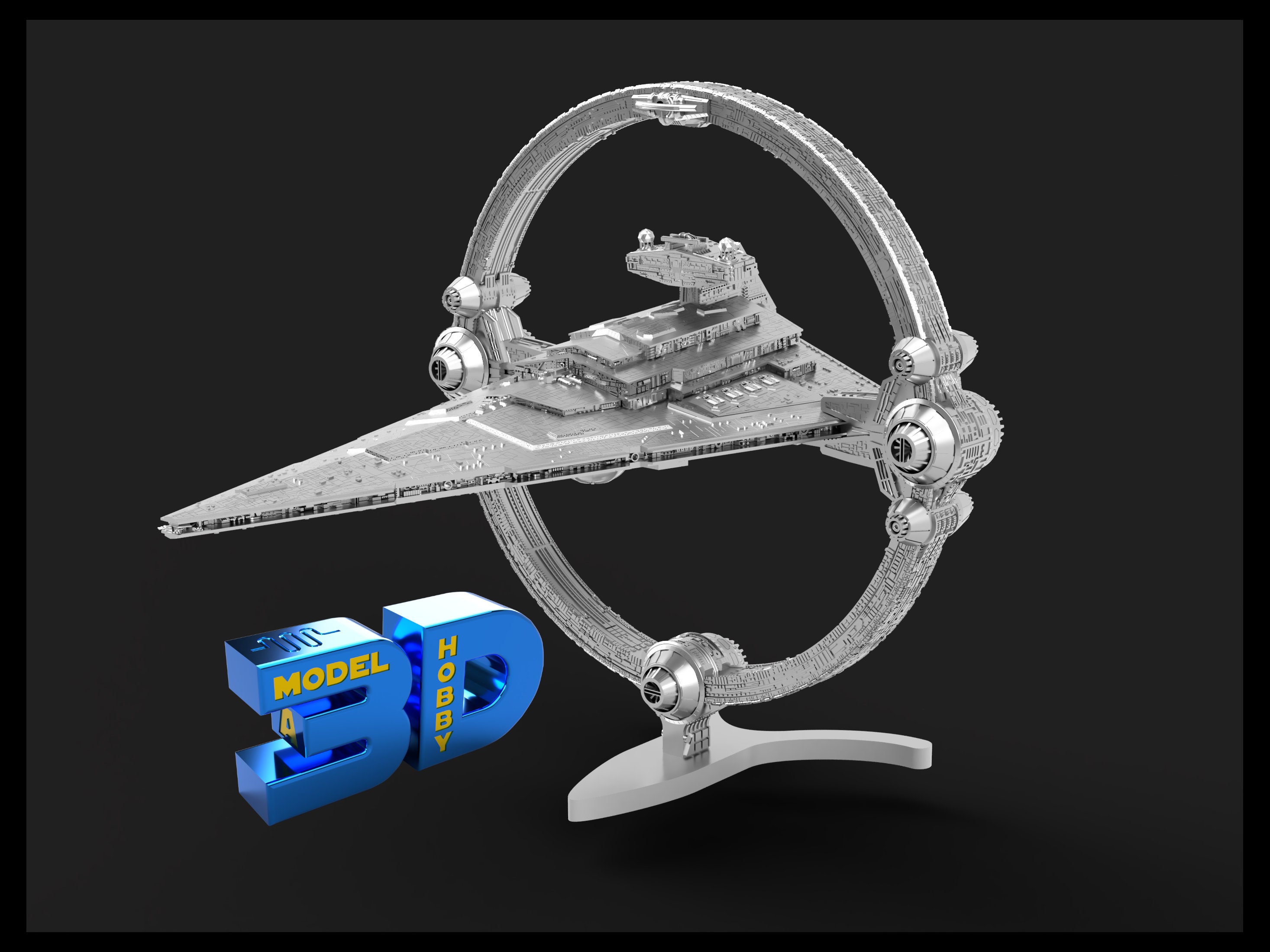 Chimaera Star Destroyer and the Eye of Sion 3d STL File - Etsy