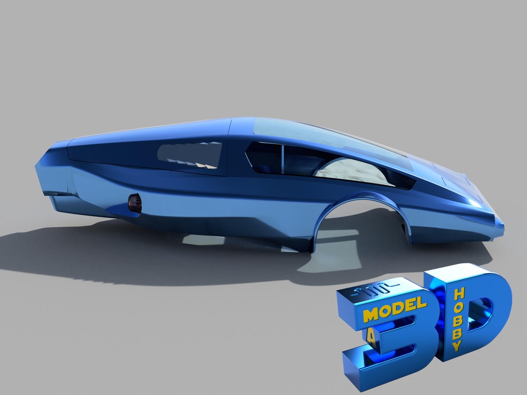 Tri-magnum RC Body Shell 3D STL File - Etsy