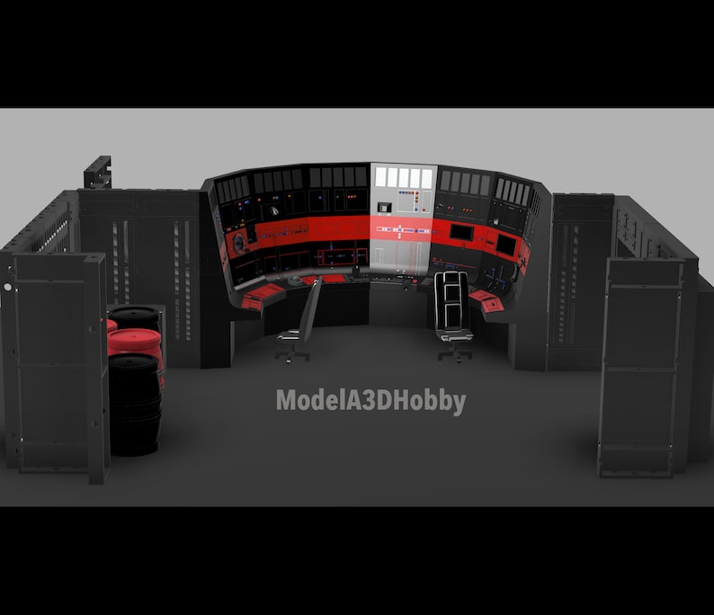 Death Star Control Room Diorama - STL 3d File - Etsy
