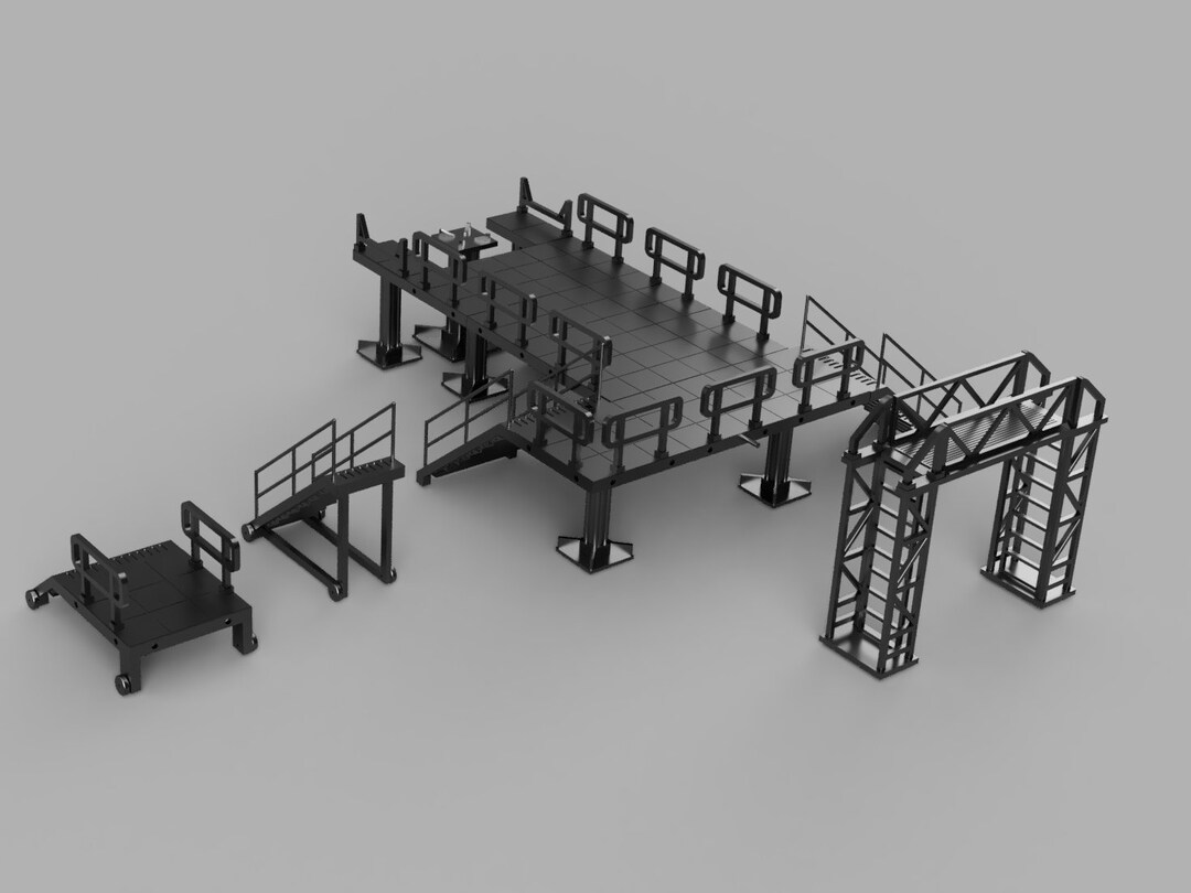 Tie Fighter Maintenance Hanger Bay / Scaffold / Gantry / Walk Ways ...