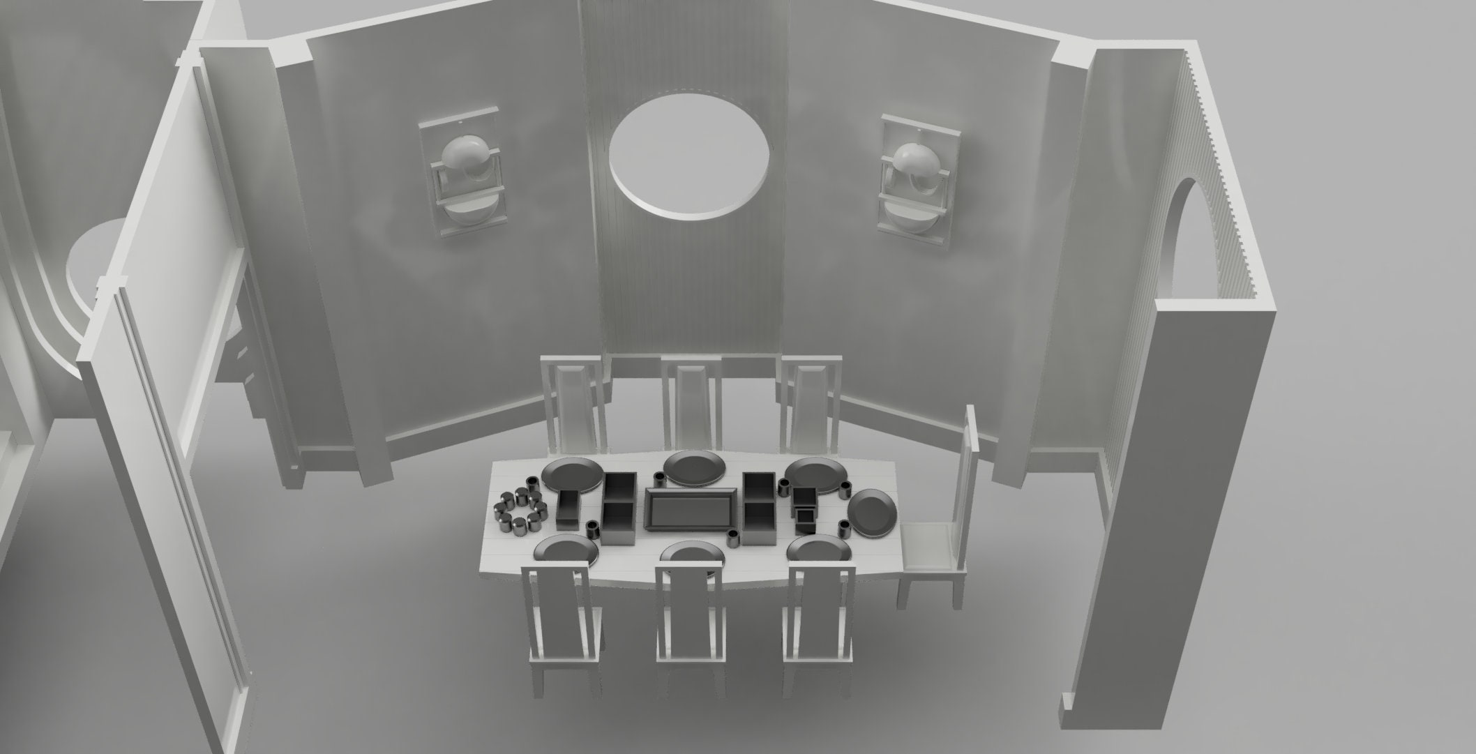 Dining Scene - Bespin City in the Clouds - Diorama - STL - Etsy