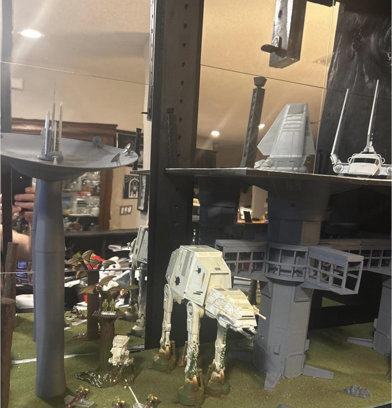 Endor Landing Pad, Antenna & Bunker Diorama 3.75 STL 3d File - Etsy