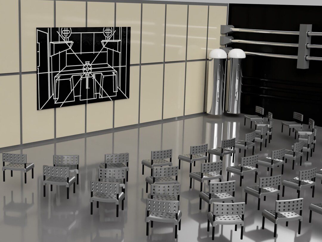 Death Star Briefing Room A New Hope Diorama 3.75 - Etsy