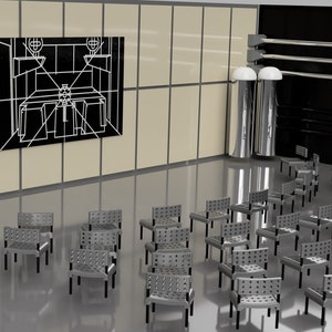 Death Star Briefing Room A New Hope Diorama 3.75 - Etsy