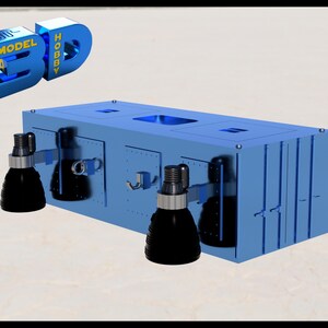 Mobile Shipping Container - 3d STL File - Etsy