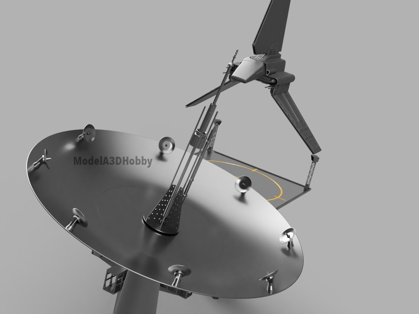 Endor Deflector Dish ONLY - 3d STL File - Etsy