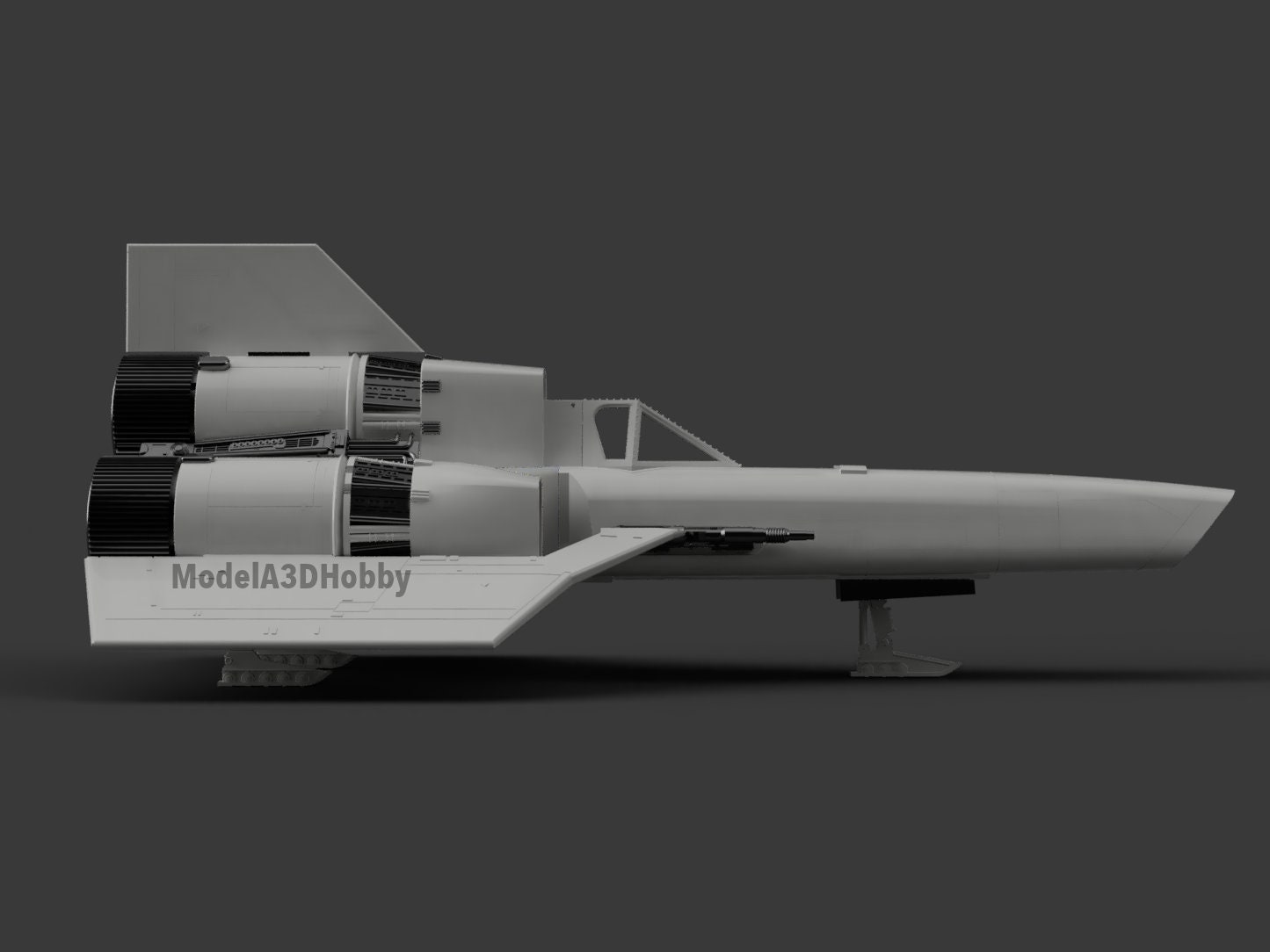 Mark I Viper Battlestar Galactica TOS 1-6 Down to 1-72 Scale STL 3d ...